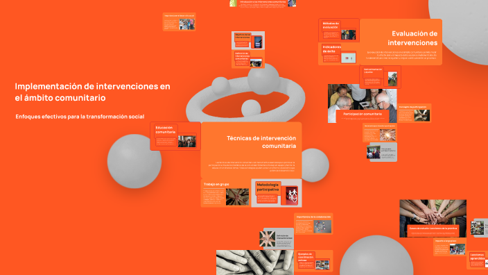 Implementación de intervenciones en el ámbito comunitario by SEBASTIAN ...