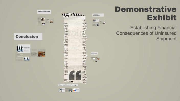 Demonstrative Exhibit by Diane Walker on Prezi