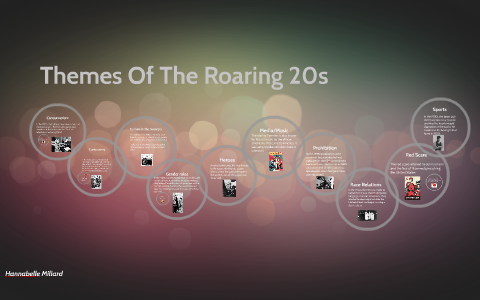 Themes Of The Roaring 20s by Hannabelle Millard on Prezi