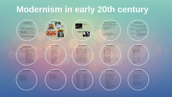 Modernism in early 20th century by Per Jensen on Prezi