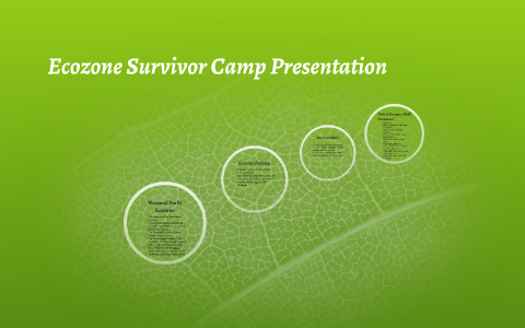 Ecozone Survivor Camp Presentation by shelby stephenson