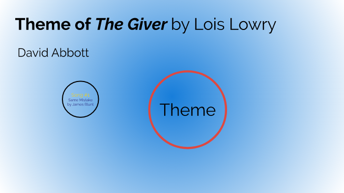 Theme of The Giver by David Abbott on Prezi