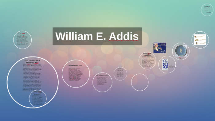 William .E. Addis, by Elizabeth by elizabeth gallagher on Prezi