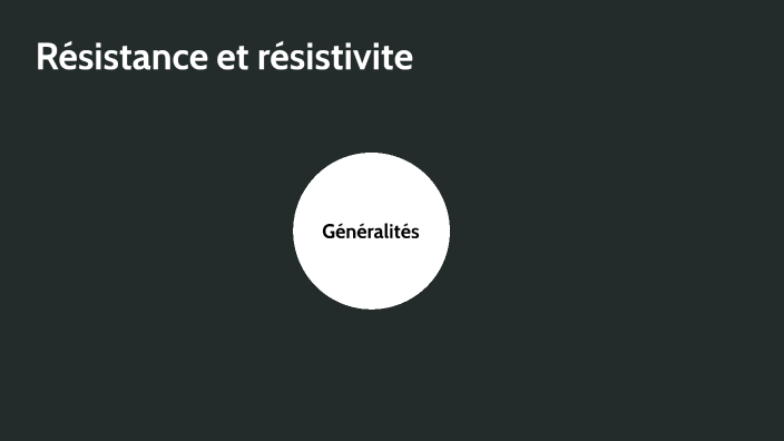 Résistance et résistivité by matheo mister on Prezi