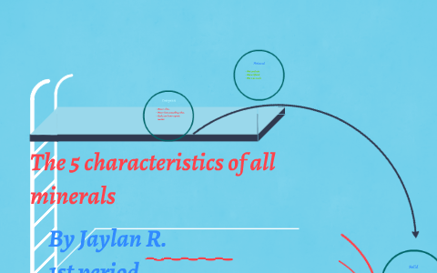 The 5 characteristics of all minerals by Jaylan Robinson