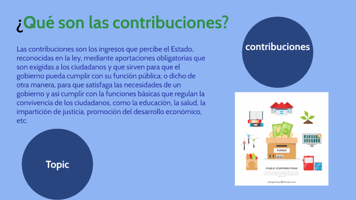 Que son las contribuciones by enrique lozano on Prezi
