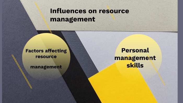 Influences on resource management by David Capp on Prezi