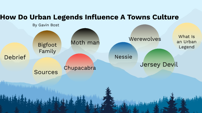 How do urban legends influence a towns culture by Gavin Bost on Prezi