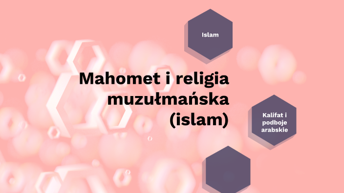 Mahomet i religia muzułmańska (islam) by Nadia Niedbalska on Prezi