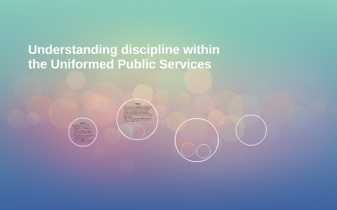 Understanding discipline within the Uniformed Public Service by Lauren ...