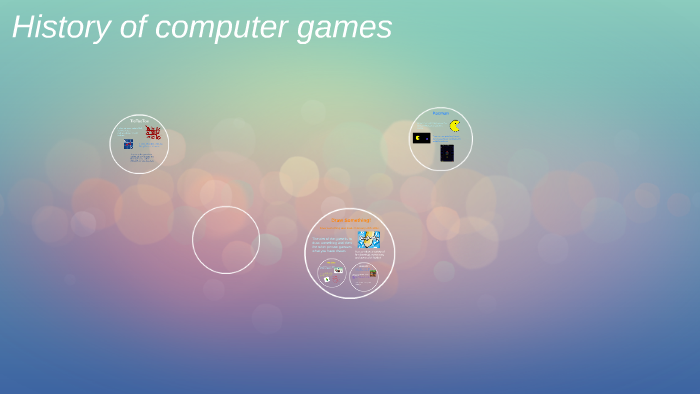 History of computer games by Freya Crouch on Prezi
