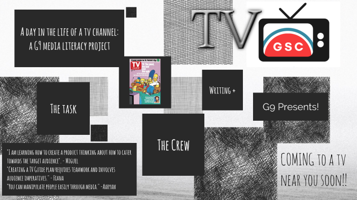 A day in the life of a tv channel: a media literacy project by David ...