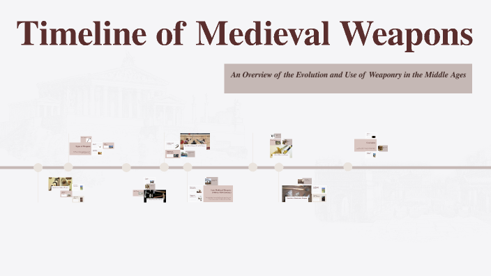 Timeline of Medieval Weapons by Onyx Royal on Prezi