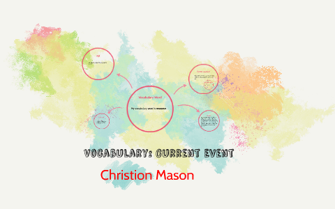 Vocabulary: Current Event by Christion Mason on Prezi