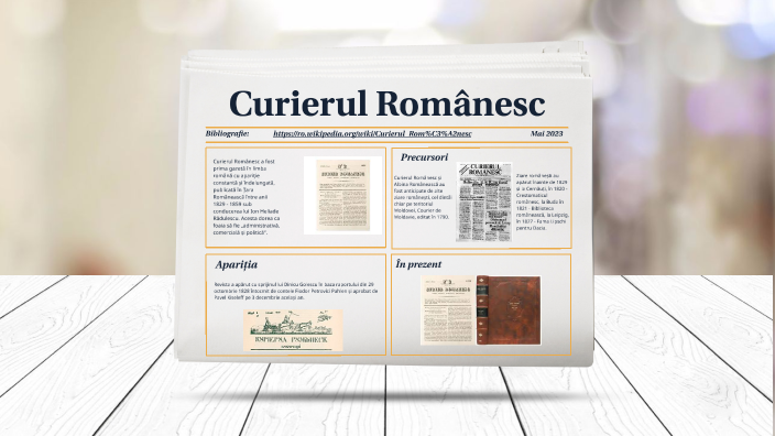 Curierul Romanesc by Preda Ionut on Prezi