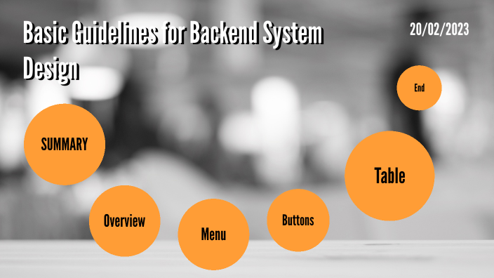 Basic Guidelines for Backend System Design by Nic CHEUNG on Prezi