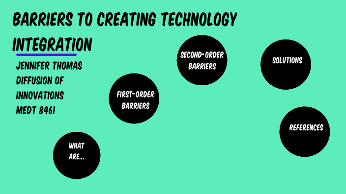 MEDT 8461 Barriers Project by Jennifer Thomas on Prezi