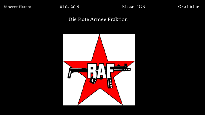 RAF Vortrag Geschichte by Vincent Harant on Prezi