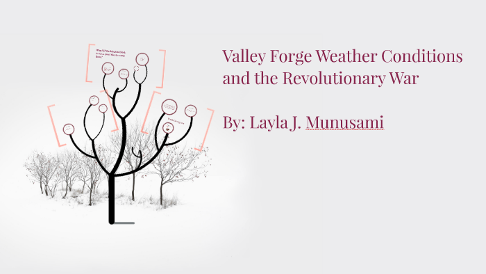 Valley Forge Weather Conditions and the Revolutionary War by Layla Munusami