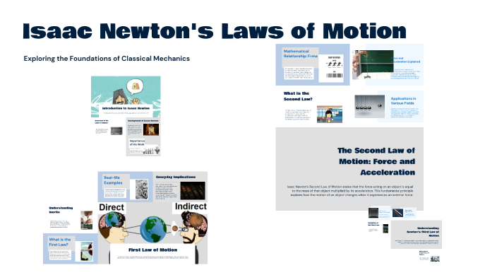 Isaac Newton's Laws of Motion by Kaden Taplin-Student on Prezi