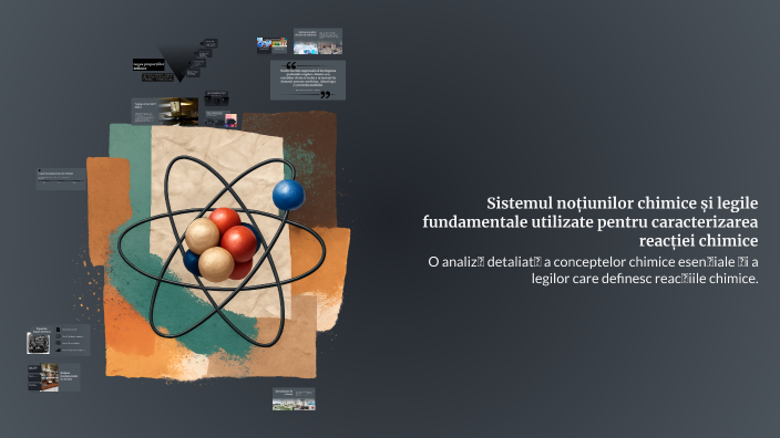 Sistemul noțiunilor chimice și legile fundamentale utilizate pentru ...