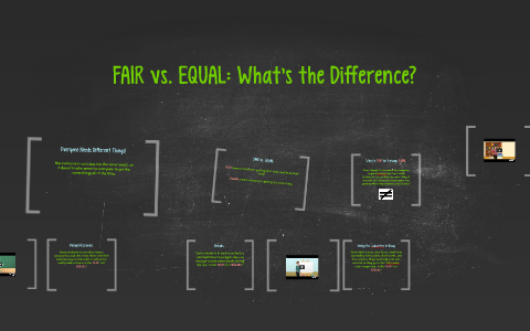FAIR vs. EQUAL: What's the Difference? by Brittny Schwieters on Prezi