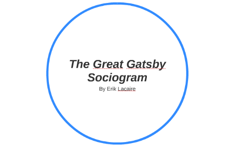The Great Gatsby Sociogram by Erik Lacaire on Prezi