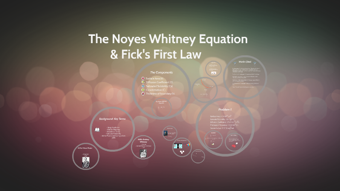 The Noyes Whitney Equation by Asia Kaiser on Prezi