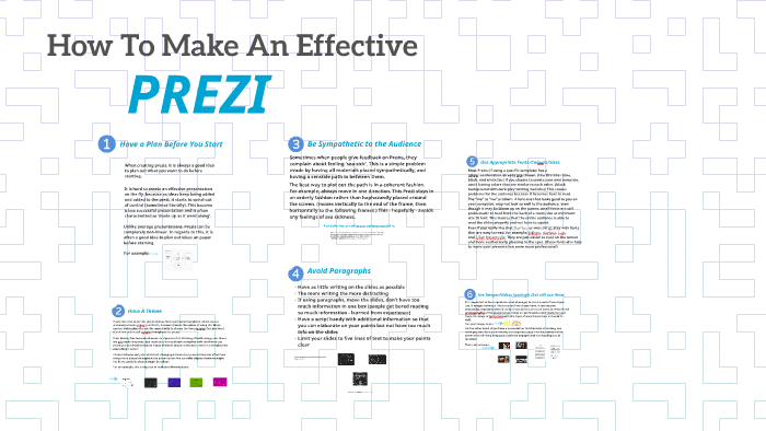 How To Make An Effective Prezi by Abbey Gravill on Prezi