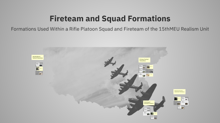 Fireteam and Squad Formations by Jimmy Jarhead on Prezi