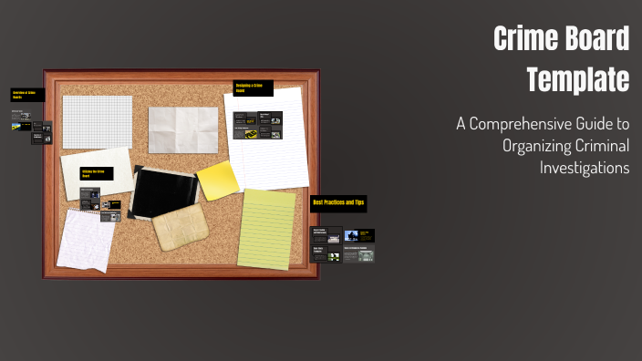 Crime Board Template by Mia Rosario on Prezi