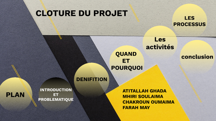 cloture du projet by ghada atitallah