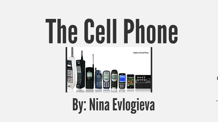 Invention of the Cell Phone by Ninita Evlogieva