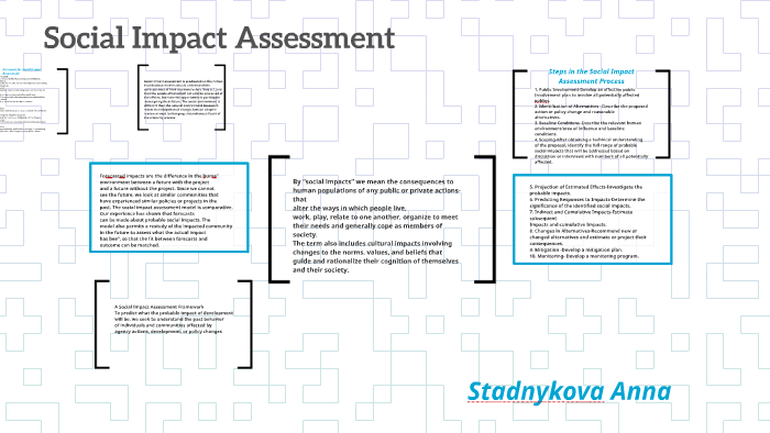 Social Impact Assessment by Anna Stadnykova on Prezi