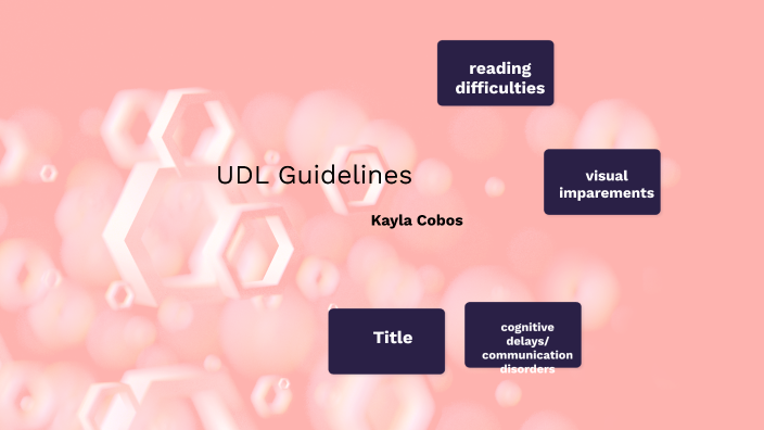 UDL Guidelines by Kayla Cobos on Prezi