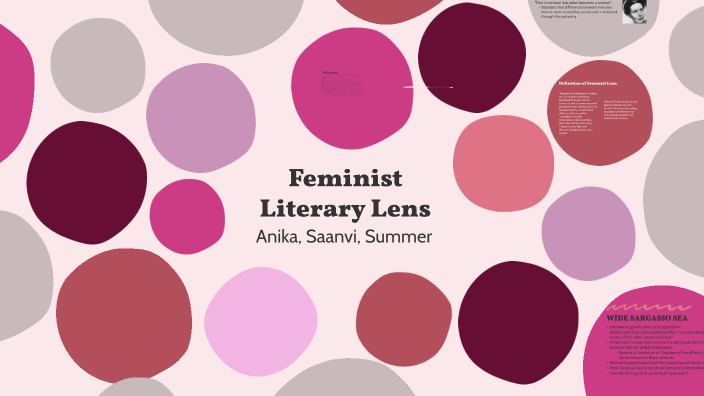 feminist lens presentation by Anika Yu on Prezi