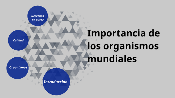 importancia de los organismos mundiales by Zoe Romo Rivas on Prezi