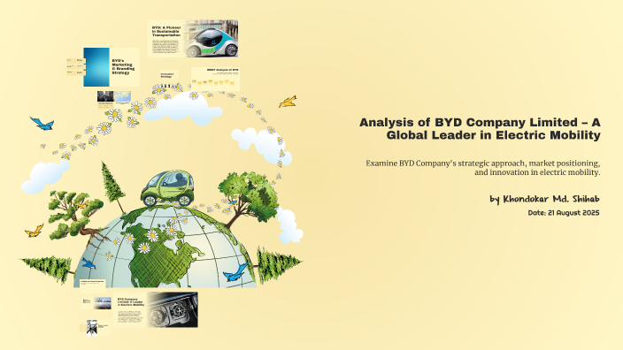 Business Strategy Management Presentation: Analysis of BYD Company ...