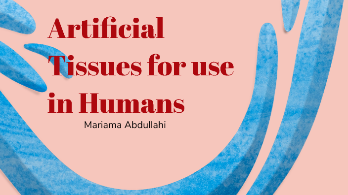 Artificial Tissues for Use in Humans by Mariama Abdullahi on Prezi