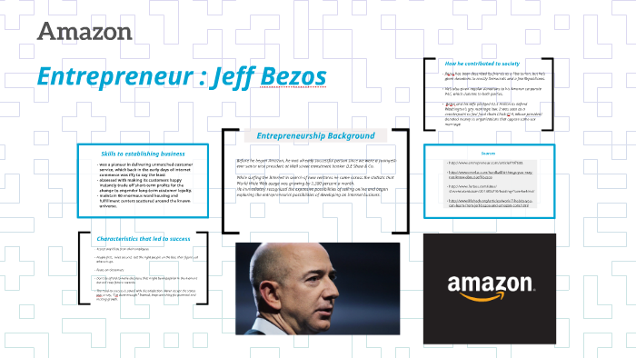 Entrepreneur : Jeff Bezos by Elvin Moon on Prezi