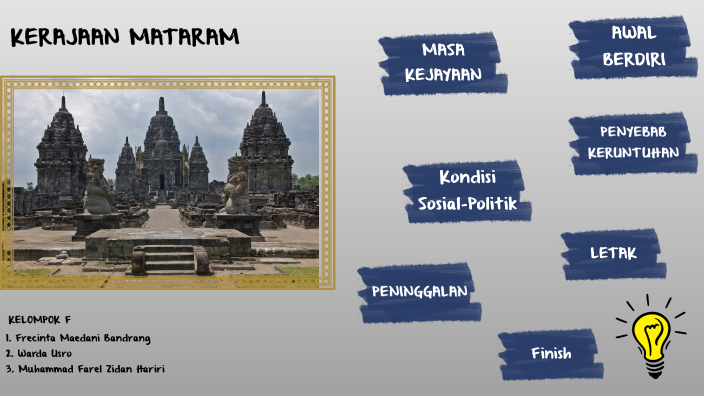 Kerajaan Mataram kel. F by frecinta maedani bandrang on Prezi