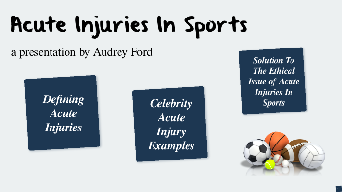 Acute Injuries In Sports by Audrey Ford on Prezi