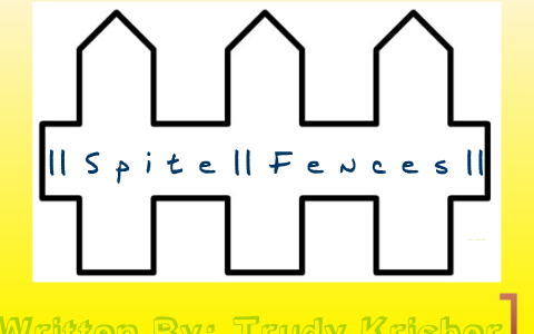 Spite Fences: Book Presentation by Lilliee Van on Prezi