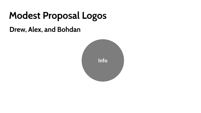 Modest Proposal Logos by Drew Crawford on Prezi