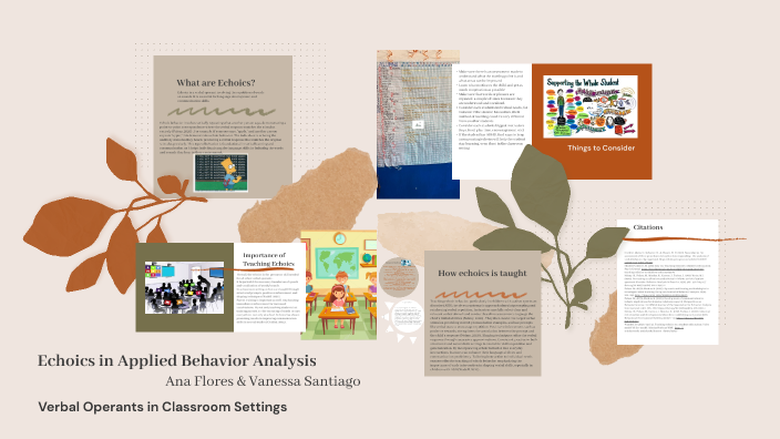 Echoics in Applied Behavior Analysis by Ana Flores on Prezi