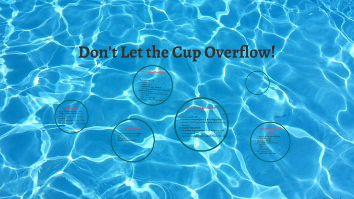 Don't Let Your Cup Run Over by Will Taylor on Prezi