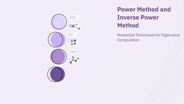 Power Method and Inverse Power Method by aya zeyad on Prezi