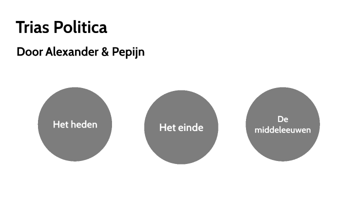trias politica by Alexander Bredenoord on Prezi