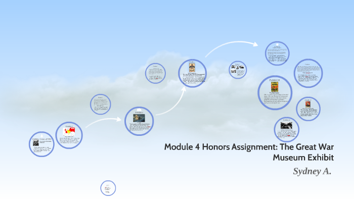 Module 4 Honors Assignment: The Great War Museum Exhibit by Sydney ...