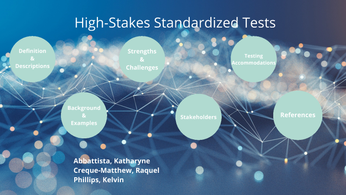 High-Stakes Standardized Test by Kathy Abbattista on Prezi